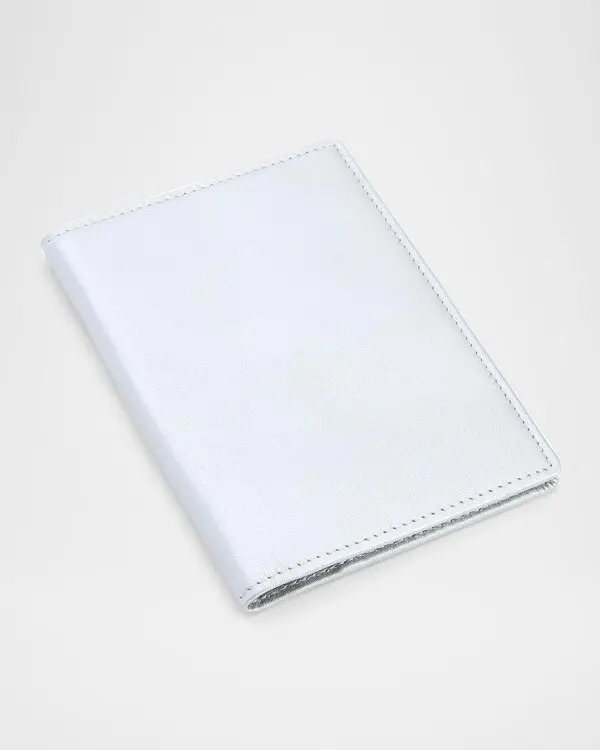 ROYCE NEW YORK Rfid Blocking Passport Case - Silver