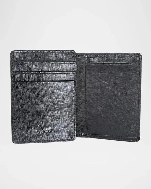 ROYCE NEW YORK Personalized Leather Money Clip Wallet