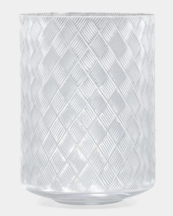 LABRAZEL Basket Weave Wastebasket