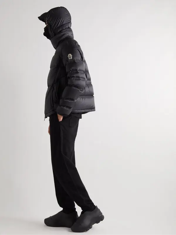 Moncler Logo-print Quilted Shell Down Hooded Jacket