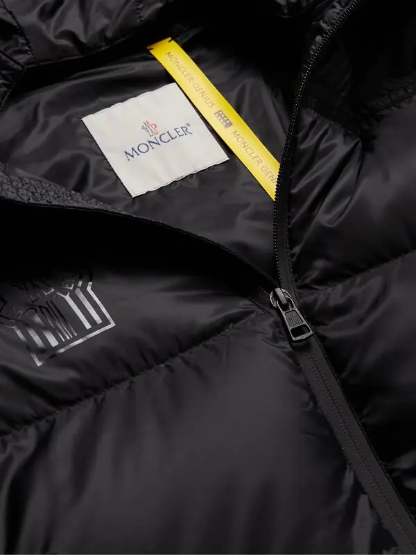 Moncler Logo-print Quilted Shell Down Hooded Jacket
