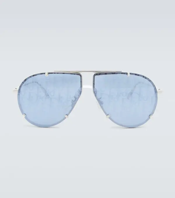 Dior Diorblacksuit A2u Aviator Sunglasses - Silver