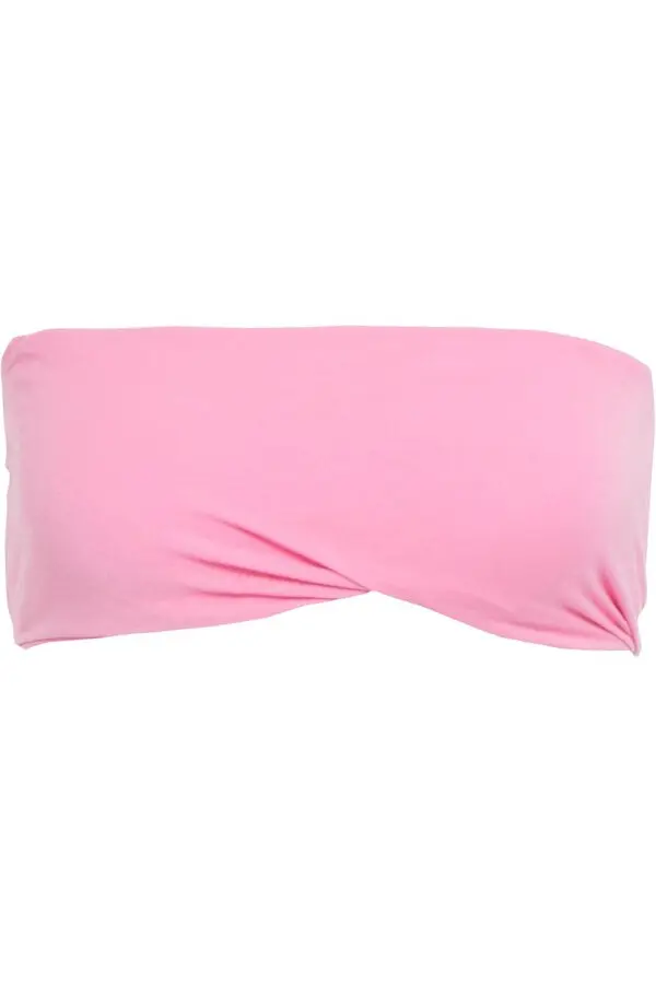 Rick Owens Ruched Stretchjersey Bra Top - Pink