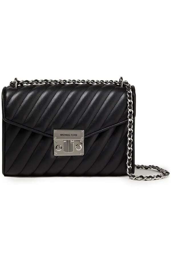 Michael Kors Quilted Shoulder Bag - Black