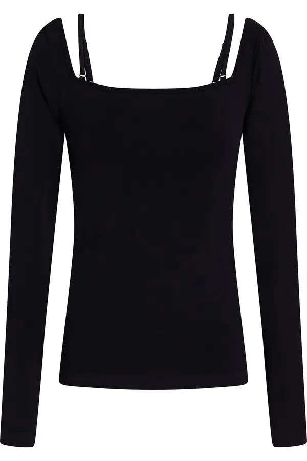 Helmut Lang Stretch-jersey Top