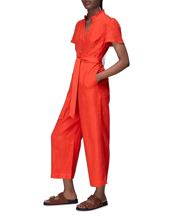 Whistles Emmie Linen Jumpsuit