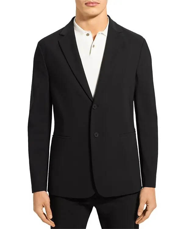 Theory Clinton Precision Ponte Slim Fit Blazer - Black