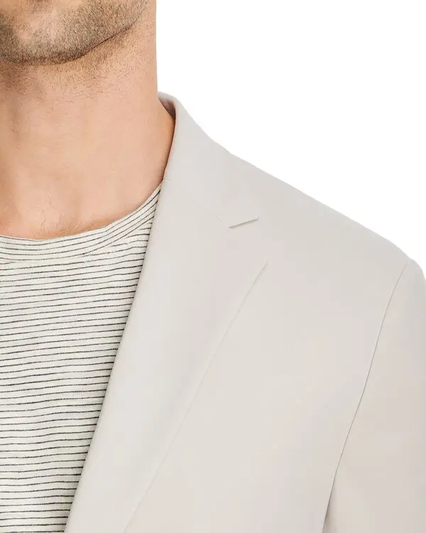 Theory Clinton Precision Ponte Slim Fit Blazer - Putty