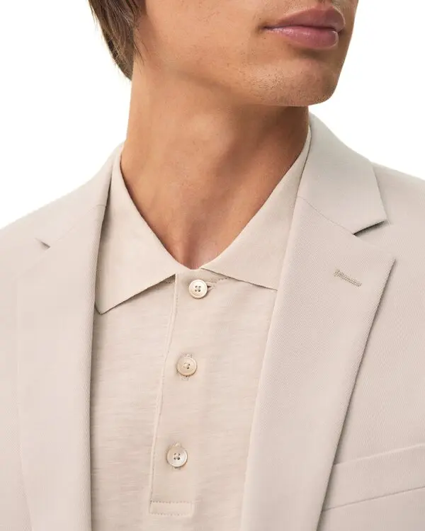 Theory Clinton Precision Ponte Slim Fit Blazer - Putty