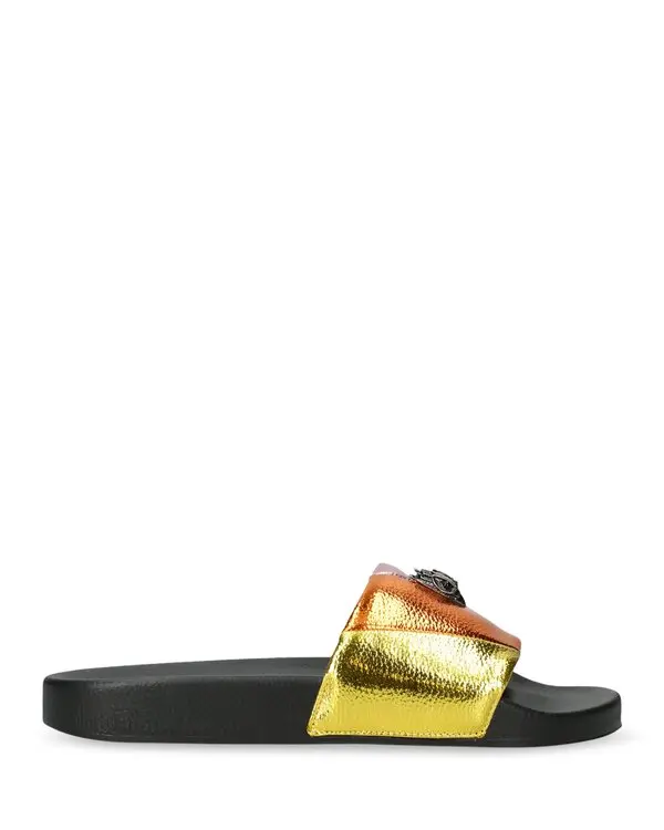 Kurt Geiger Meena Eagle Slide Sandals - Open Miscellaneous