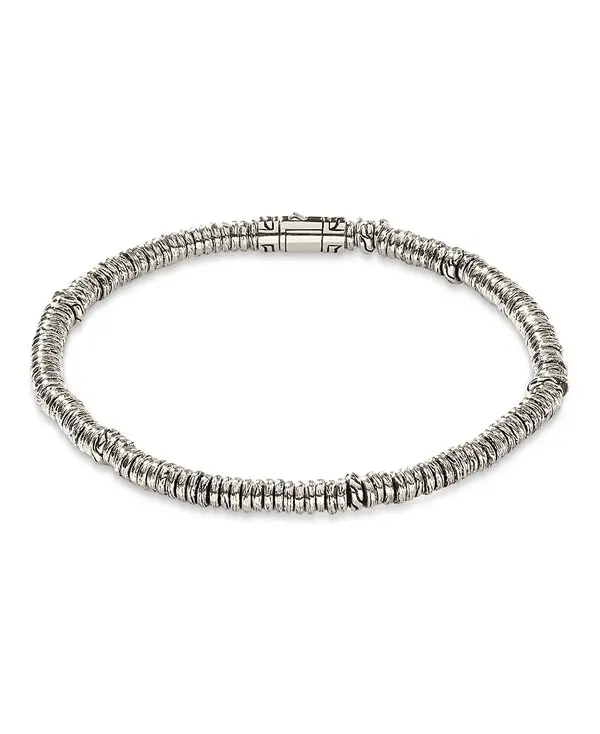 John Hardy Sterling Classic Chain Lapis Lazuli Bead Bracelet - Silver
