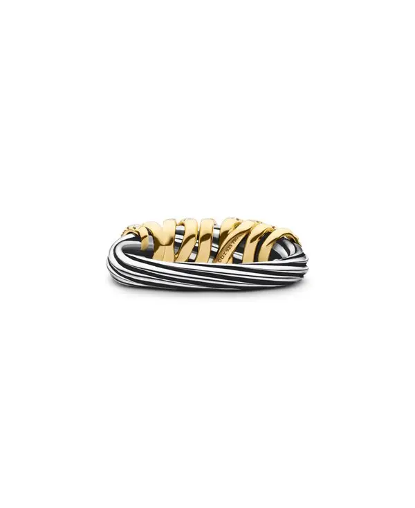 David Yurman Helena Diamond Ring In 18k Gold - White/silver