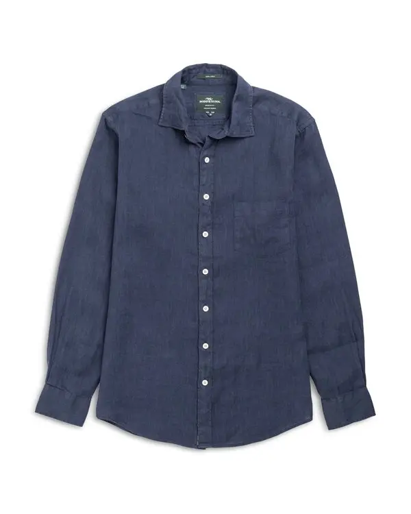 Rodd & Gunn Coromandel Linen Shirt - Navy
