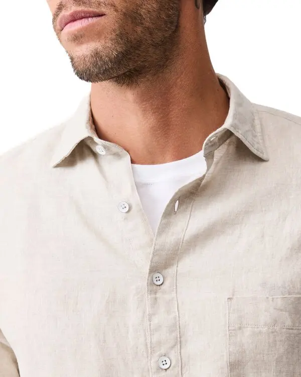 Rodd & Gunn Coromandel Linen Shirt - Oatmeal