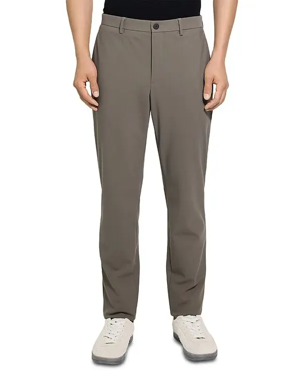 Theory Zaine Slim Straight Stretch Pants - Morel