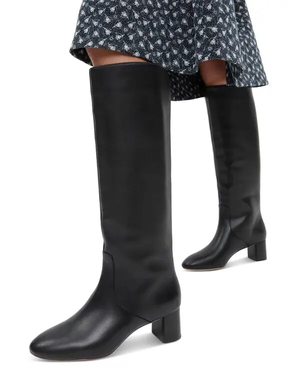 LOEFFLER RANDALL Gia Leather Knee-high Boots - Black
