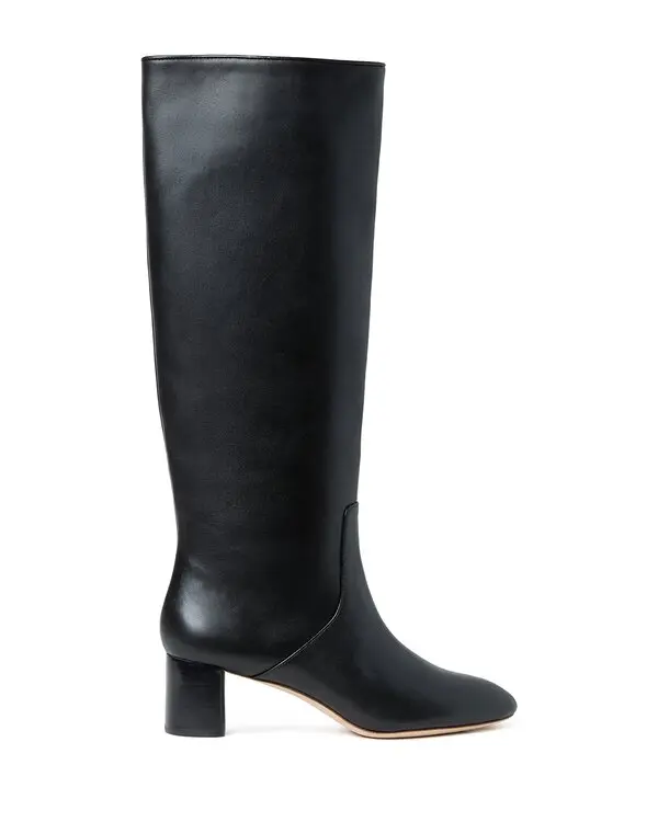 LOEFFLER RANDALL Gia Leather Knee-high Boots - Black