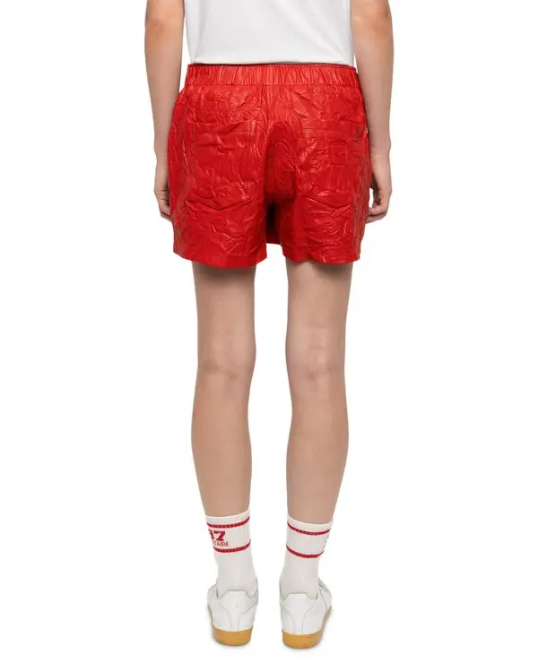 Zadig&Voltaire Crinkled Leather Shorts - Love