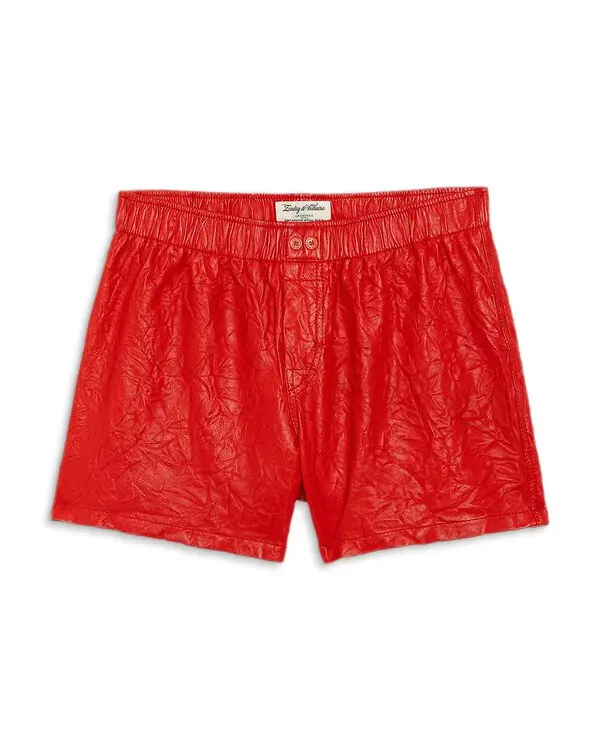 Zadig&Voltaire Crinkled Leather Shorts - Love