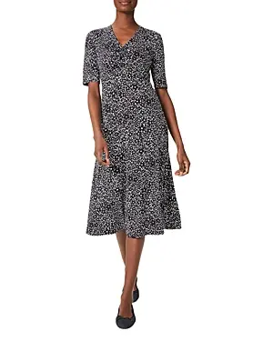 HOBBS LONDON Frankie Printed Jersey Dress