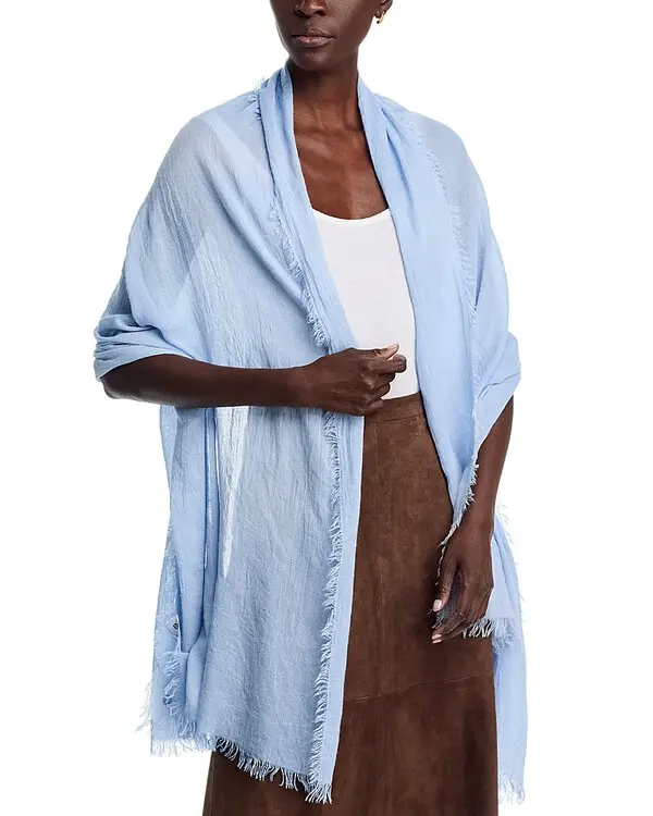 V. Fraas Fraas Crinkle Wash Wrap Exclusive - Light Blue