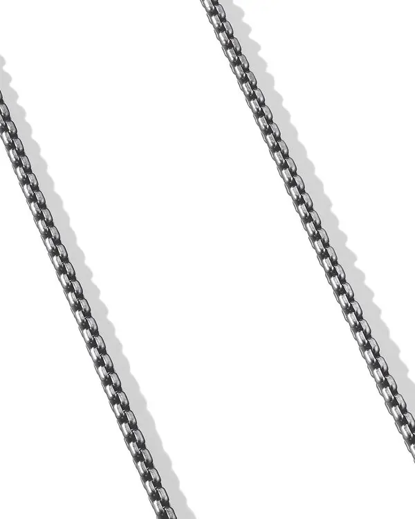 David Yurman 4mm Box Chain Necklace - Silver