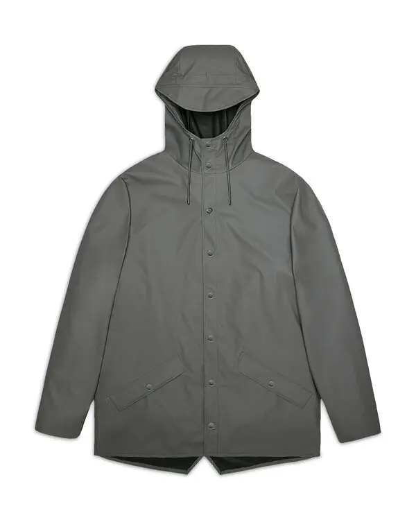 Rains Waterproof Rain Jacket - Grey