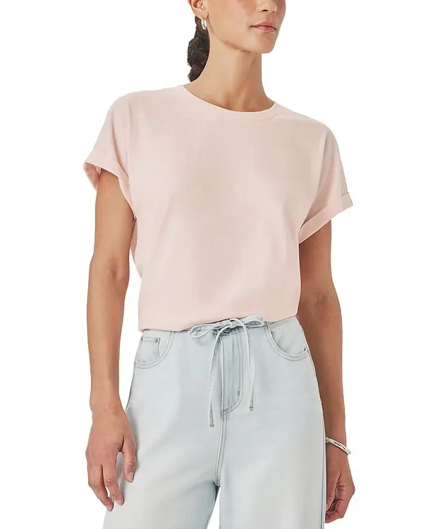 Splendid Skye Cuffed Tee - Rose Petal