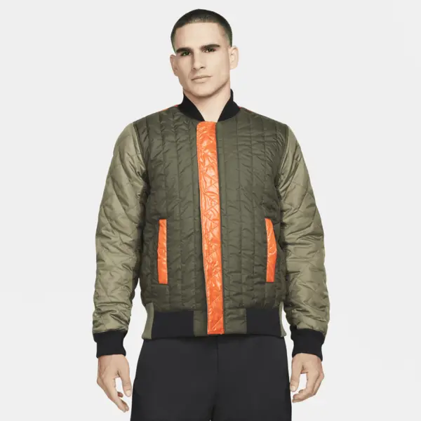 Nike Sportswear Therma-Fit White Space Destroyer Jacket In Black
