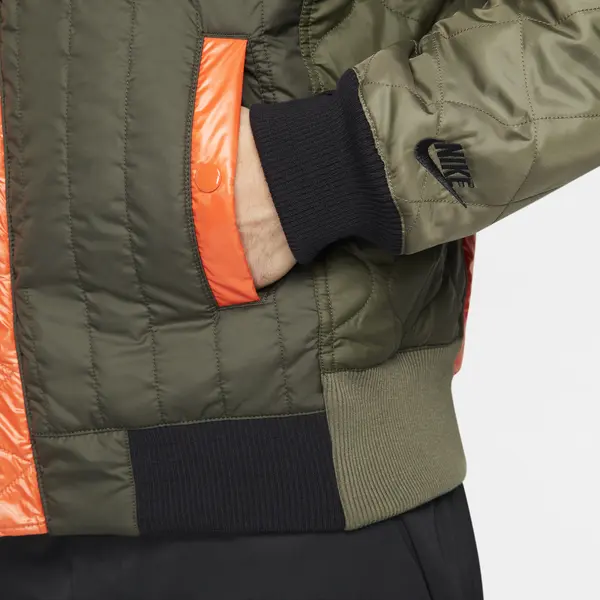 Nike Sportswear Therma-Fit White Space Destroyer Jacket In Black