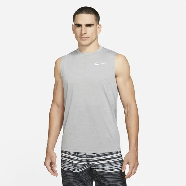 Nike Heathered Sleeveless Hydroguard Swim Shirt