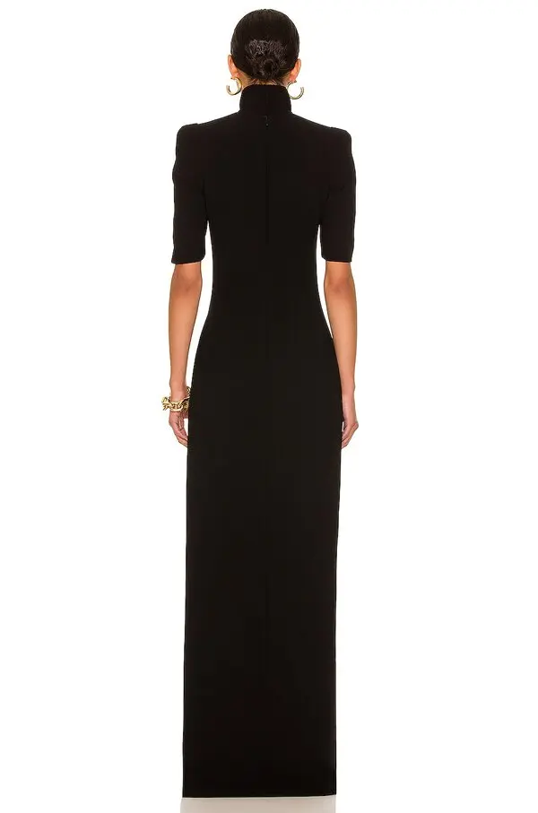 MONOT High Slit T-neck Gown