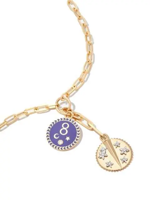 FOUNDRAE 18kt Resilience And Karma Diamond Necklace