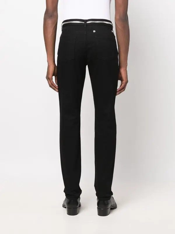 Givenchy 4g Chain-embellished Skinny Jeans