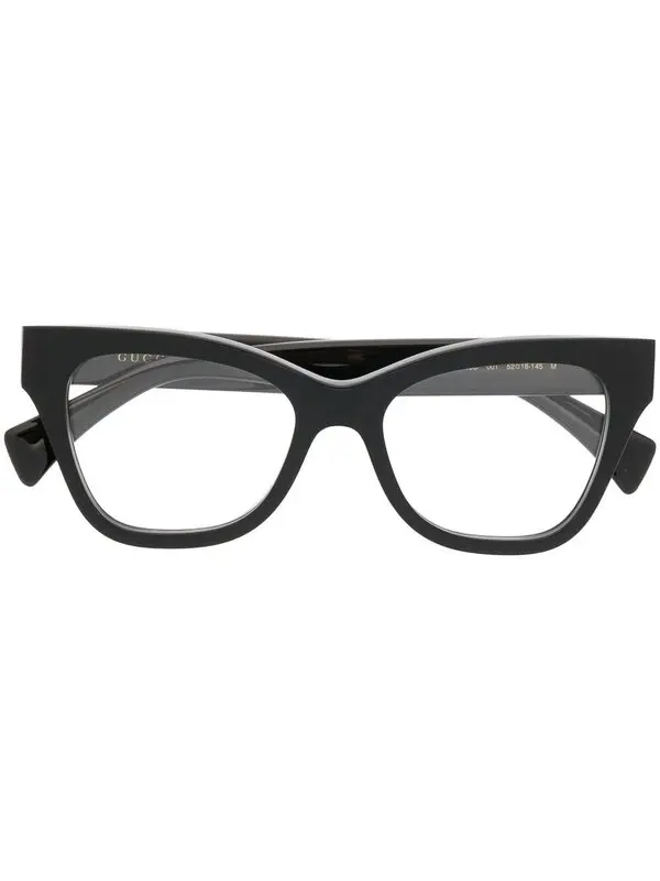 Gucci Cat-eye Frame Glasses - Black