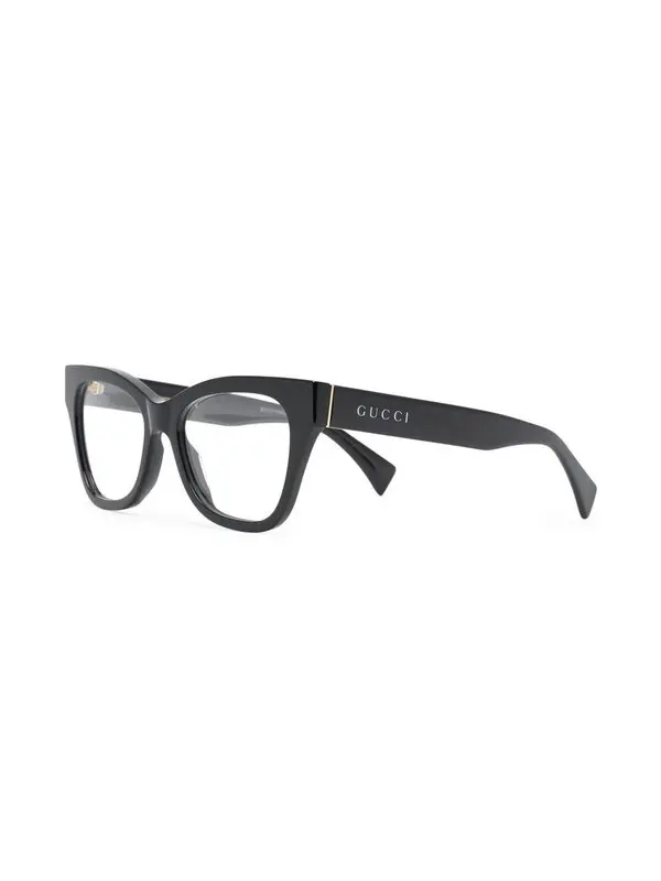 Gucci Cat-eye Frame Glasses - Black