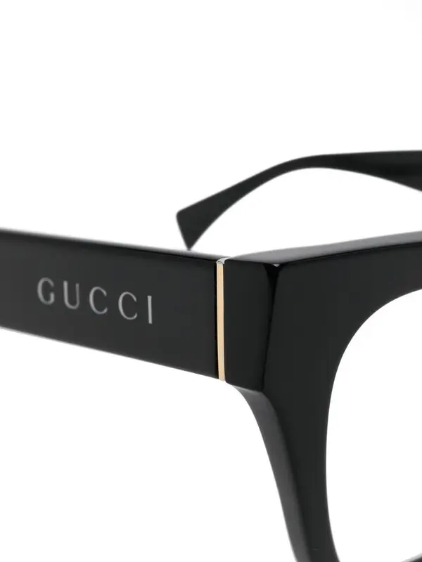 Gucci Cat-eye Frame Glasses - Black
