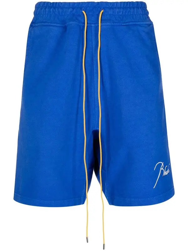Rhude Embroidered Logo Drawstring Shorts