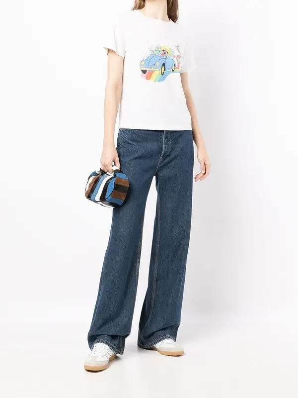 RE/DONE Graphic-print Cotton T-shirt