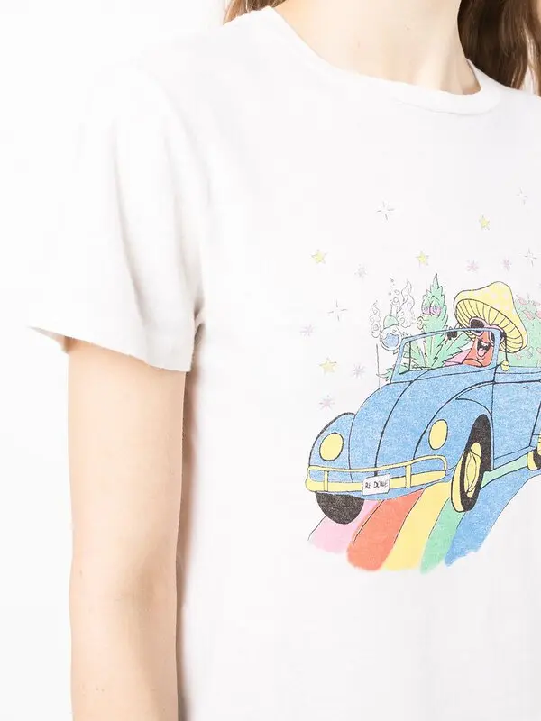 RE/DONE Graphic-print Cotton T-shirt