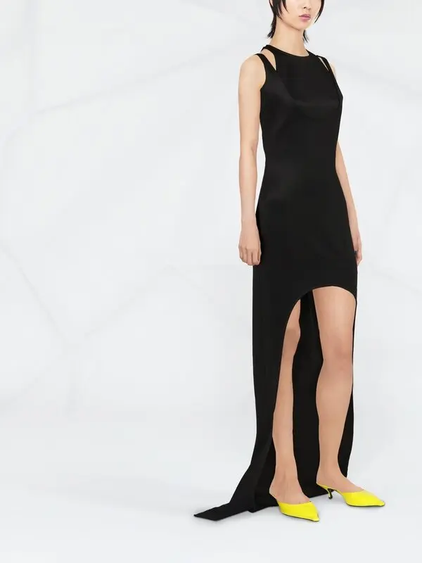 Balmain Layered Long Dress