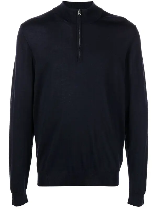 Orlebar Brown Half-zip Merino Sweater