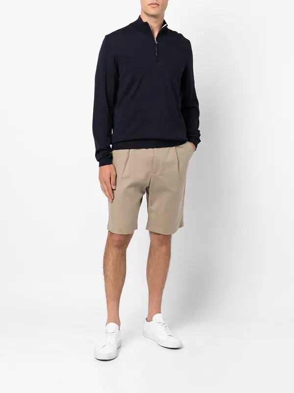 Orlebar Brown Half-zip Merino Sweater