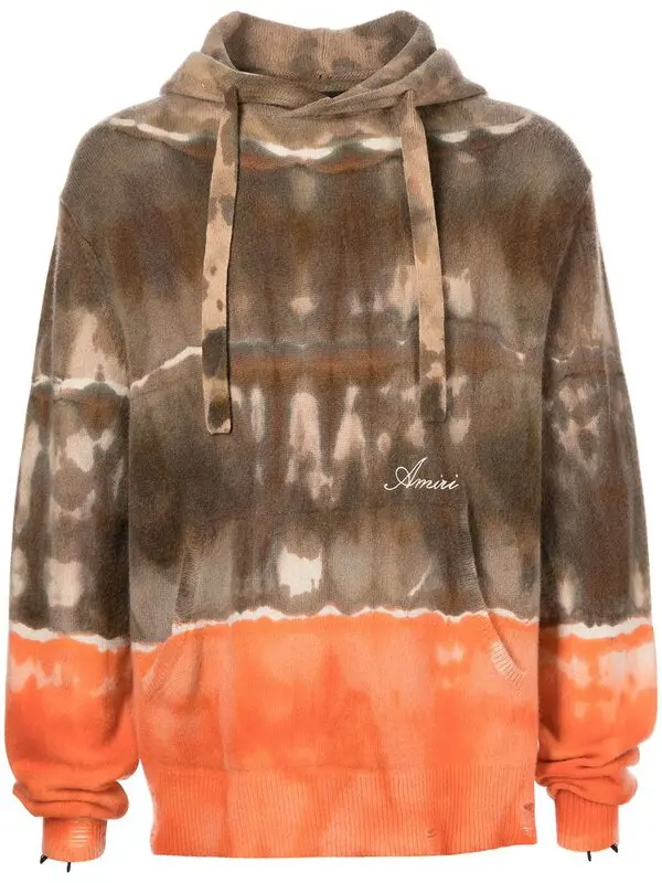 Amiri Space-dye Cashmere Hoodie