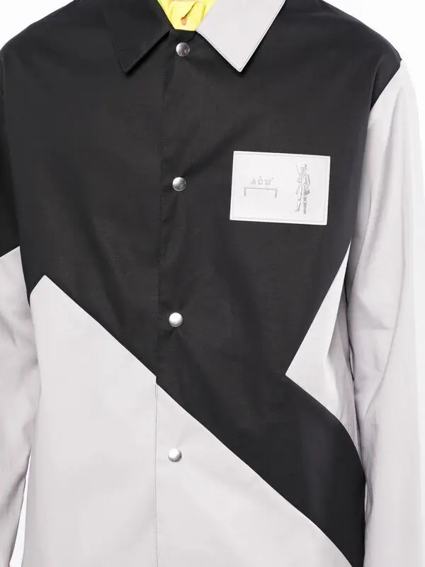 A-COLD-WALL* Colour-block Panelled Shirt Jacket