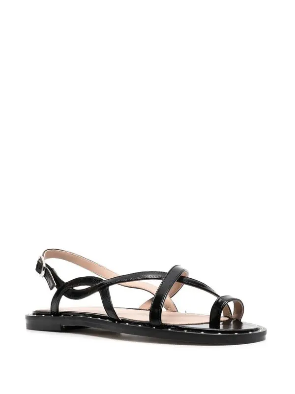 SCAROSSO Carol Patent Leather Sandals