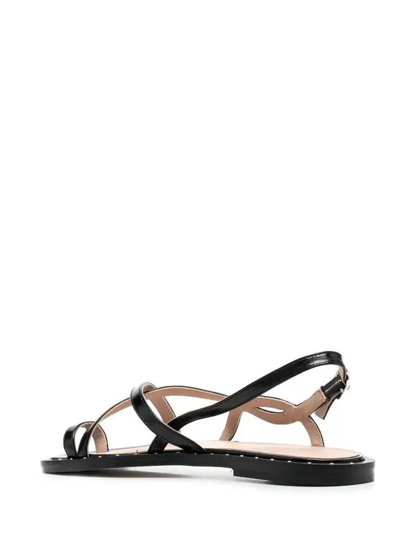SCAROSSO Carol Patent Leather Sandals