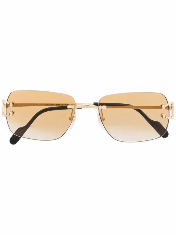 Cartier Square-frame Sunglasses - Gold