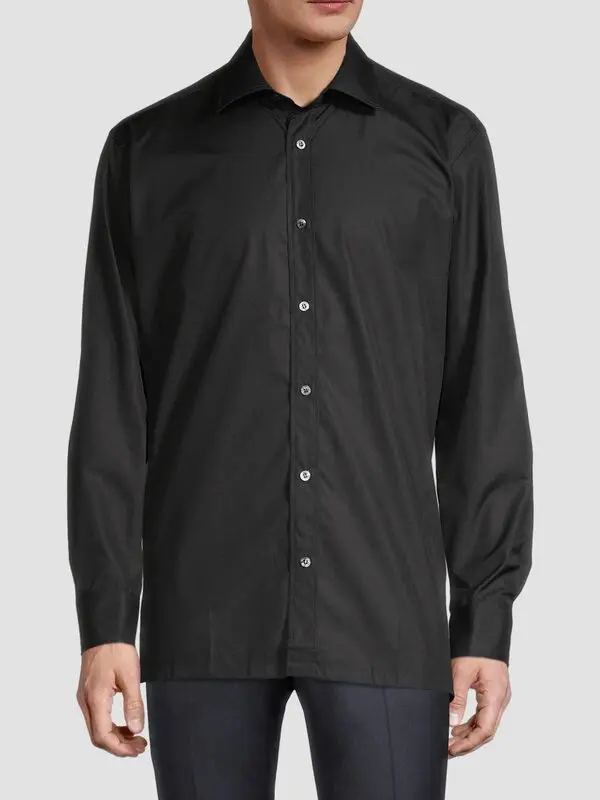 Charvet Barrel Cuff Button-up Shirt