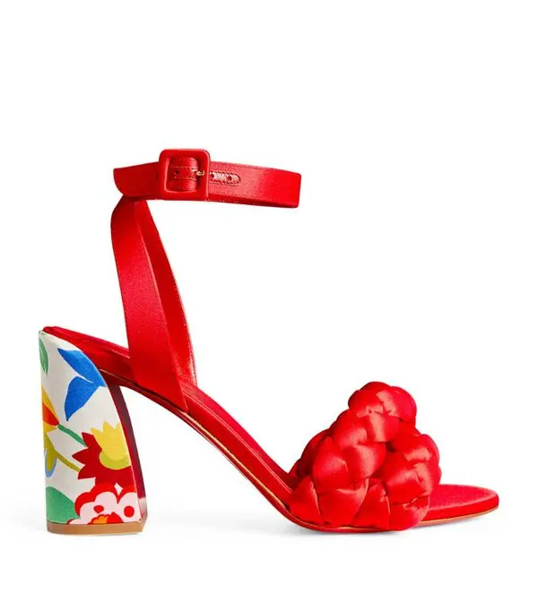 CHRISTIAN LOUBOUTIN Brio Crepe Satin Sandals 85